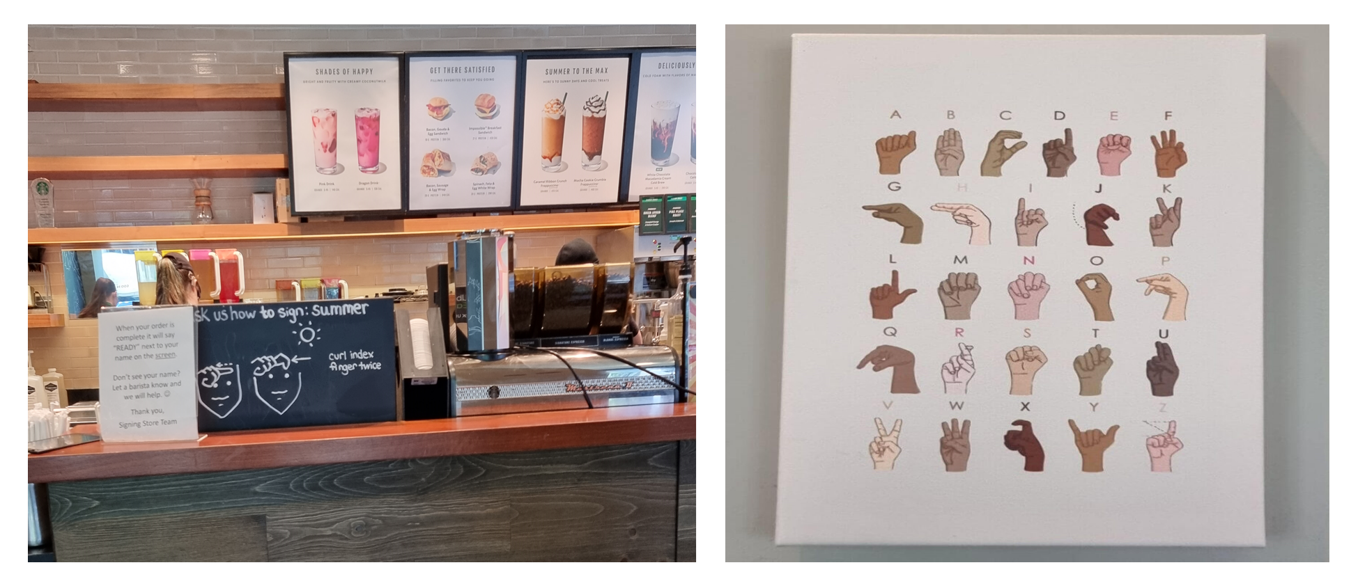 Sign Language Unites Us: A Starbucks Signing Store Experience - FSL for ...